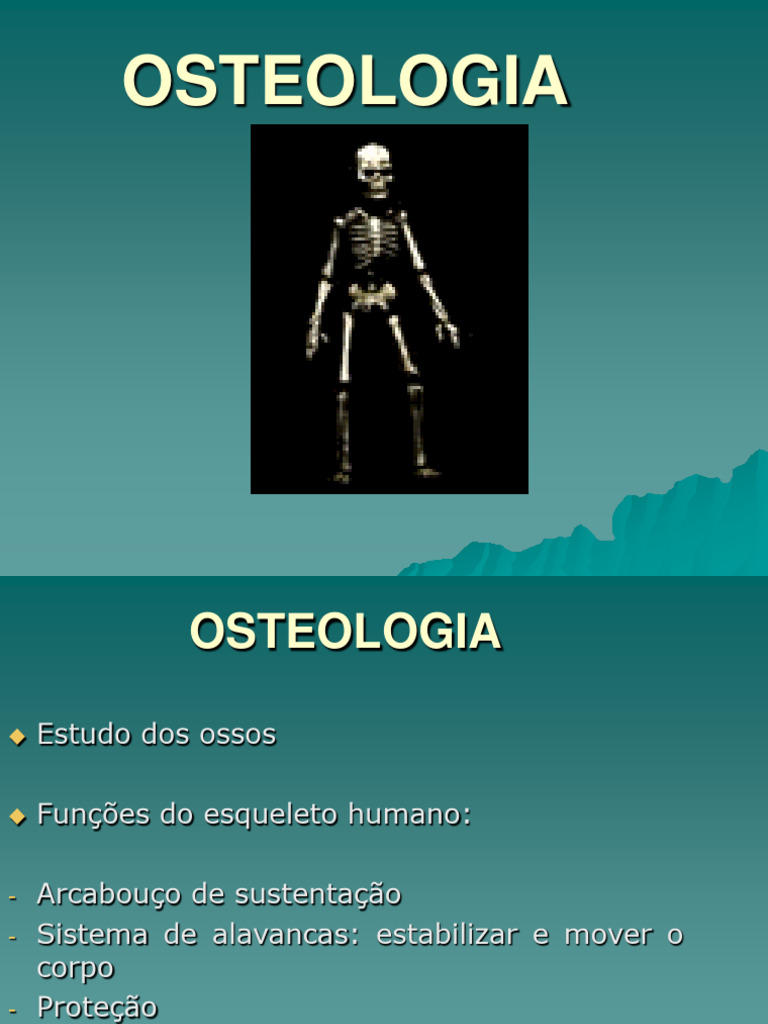 Osteologia e Artrologia Humana | PDF | Osso | Esqueleto