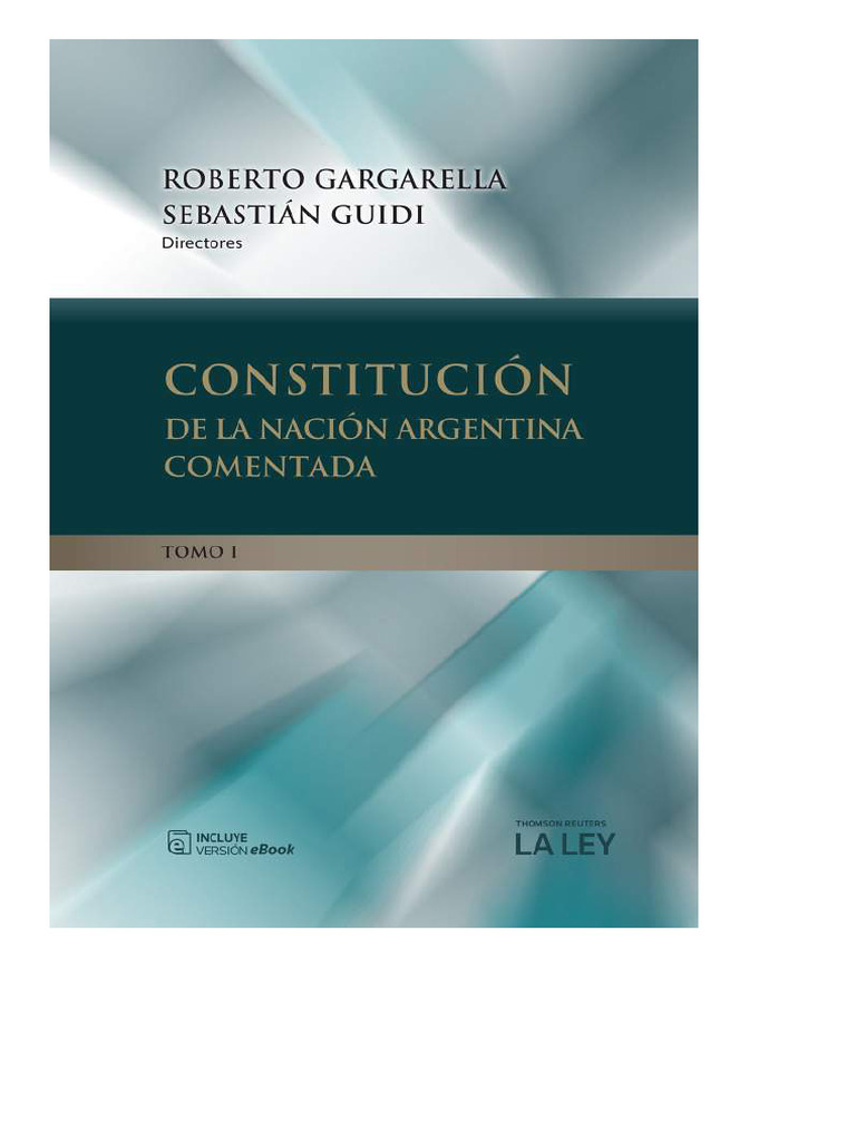 Gargarella Et All Constitución De La Nación Argentina 2019 Pdf