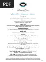 3 Course Dinner Menu | PDF