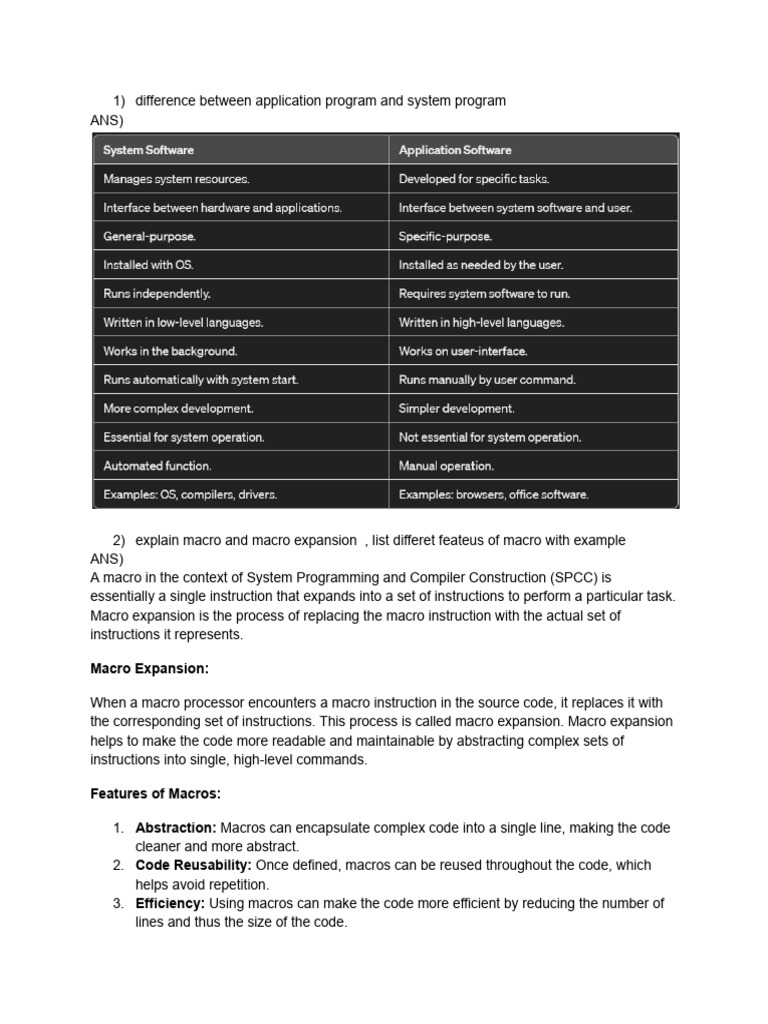 SPCC Ia1 | PDF | Assembly Language | Compiler