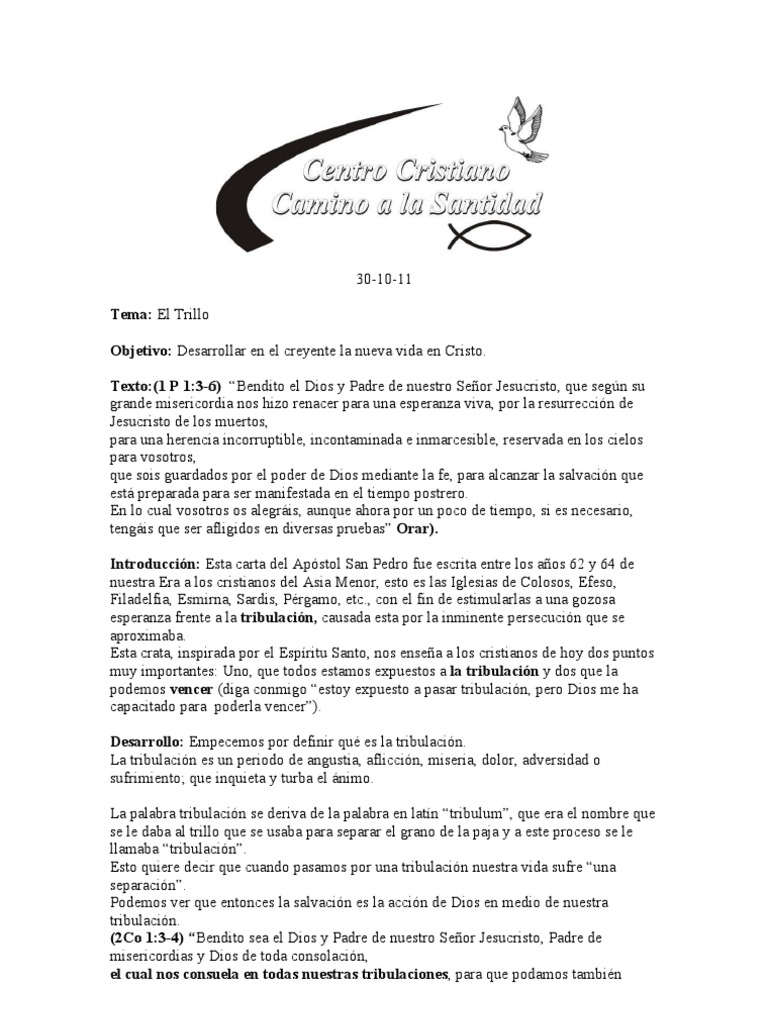 El Trillo: Significado y Tribulación | PDF | Salvación | Jesús