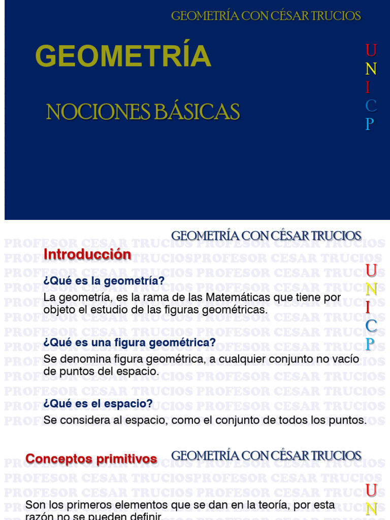 Ge Nociones Básicas Conjuntos Convexos Unicp 2024 | PDF | Conjunto (Matemáticas) | Geometría