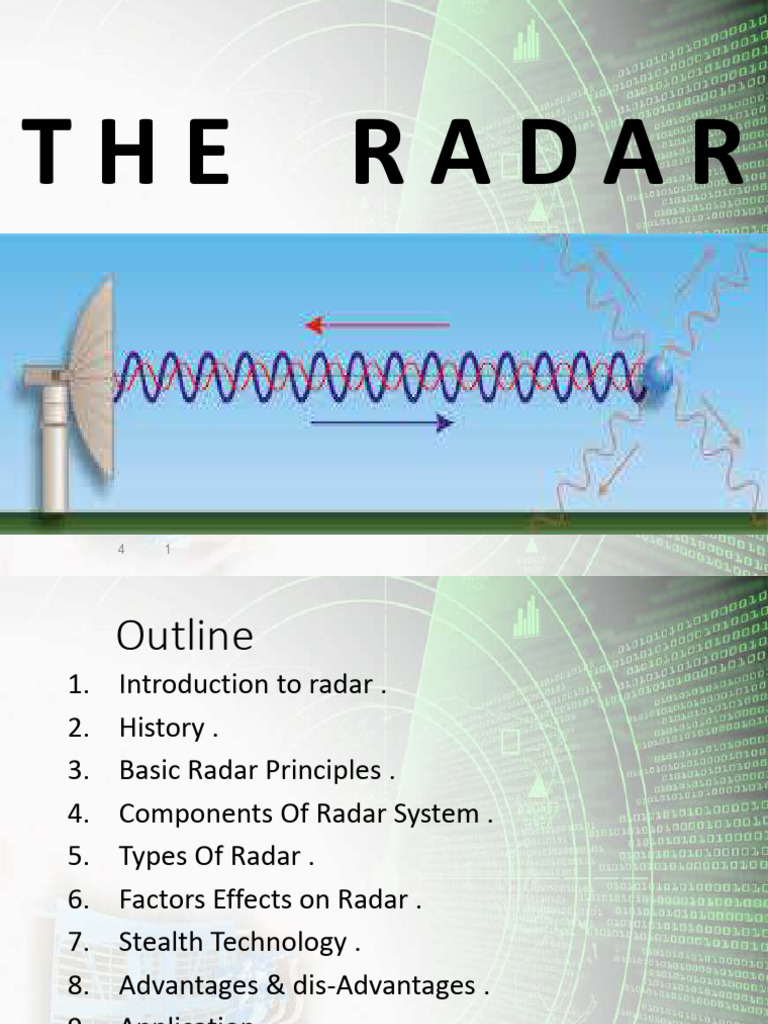 Radarhistorytopic | PDF | Radar | Telecommunications Engineering