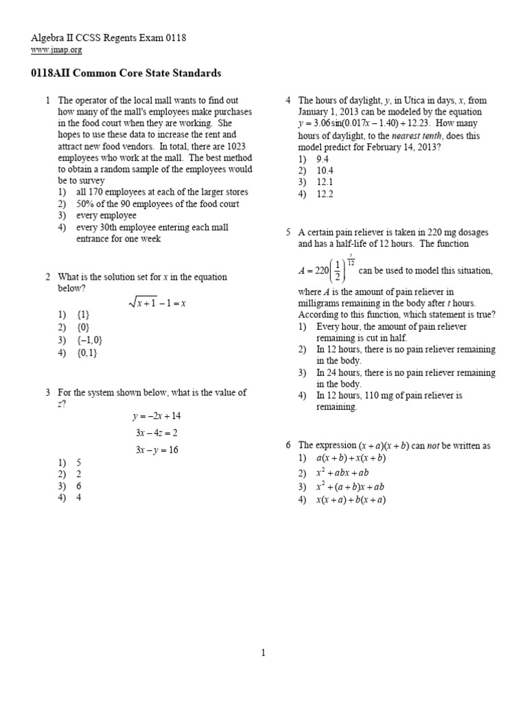 0118ExamAII_EV | PDF | Function (Mathematics) | Polynomial