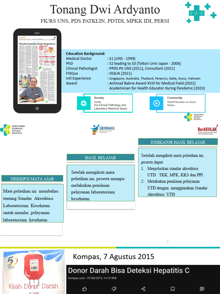 Tonang - 2. TKK - Standar Akreditasi Utd - Juli 2023 | PDF