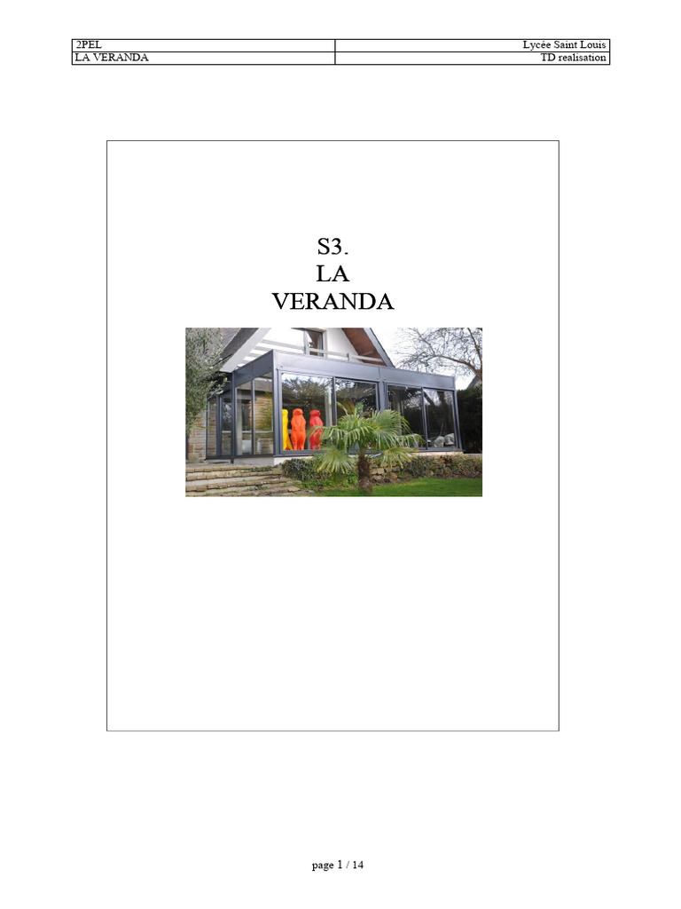 Veranda Mathéo | PDF