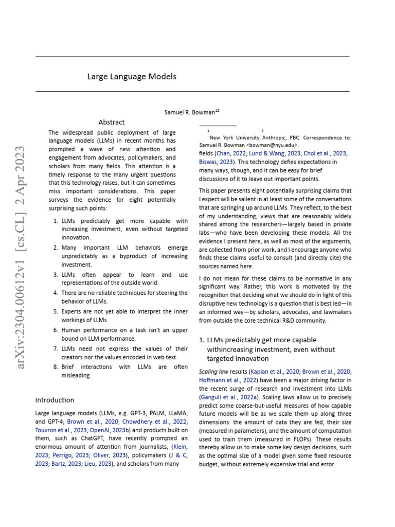 Eights - LLM Model | PDF | Artificial Intelligence | Intelligence (AI) & Semantics