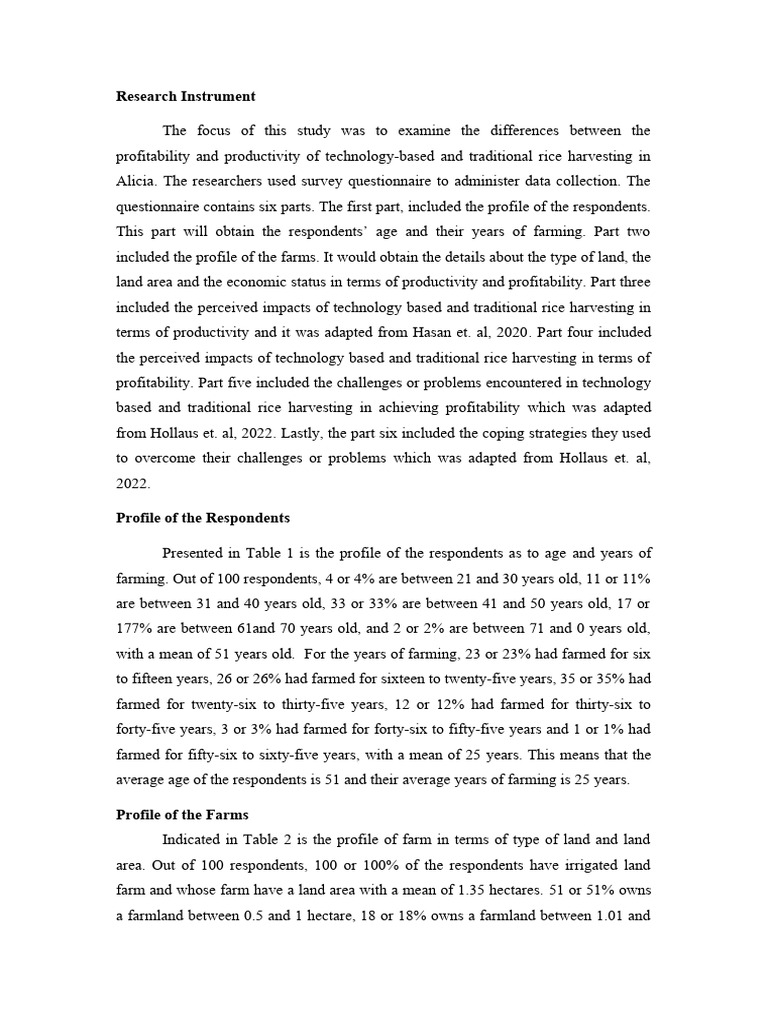 Research Instrument | PDF | Economies