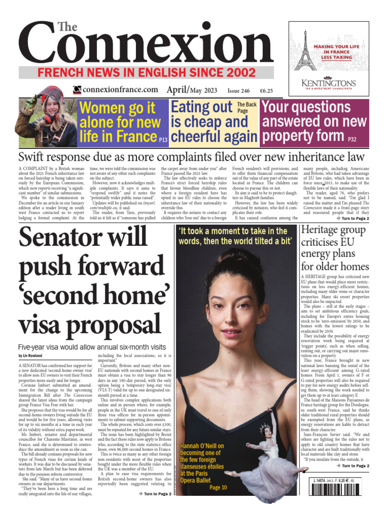 2023-04 The Connexion | PDF | Travel Visa | France