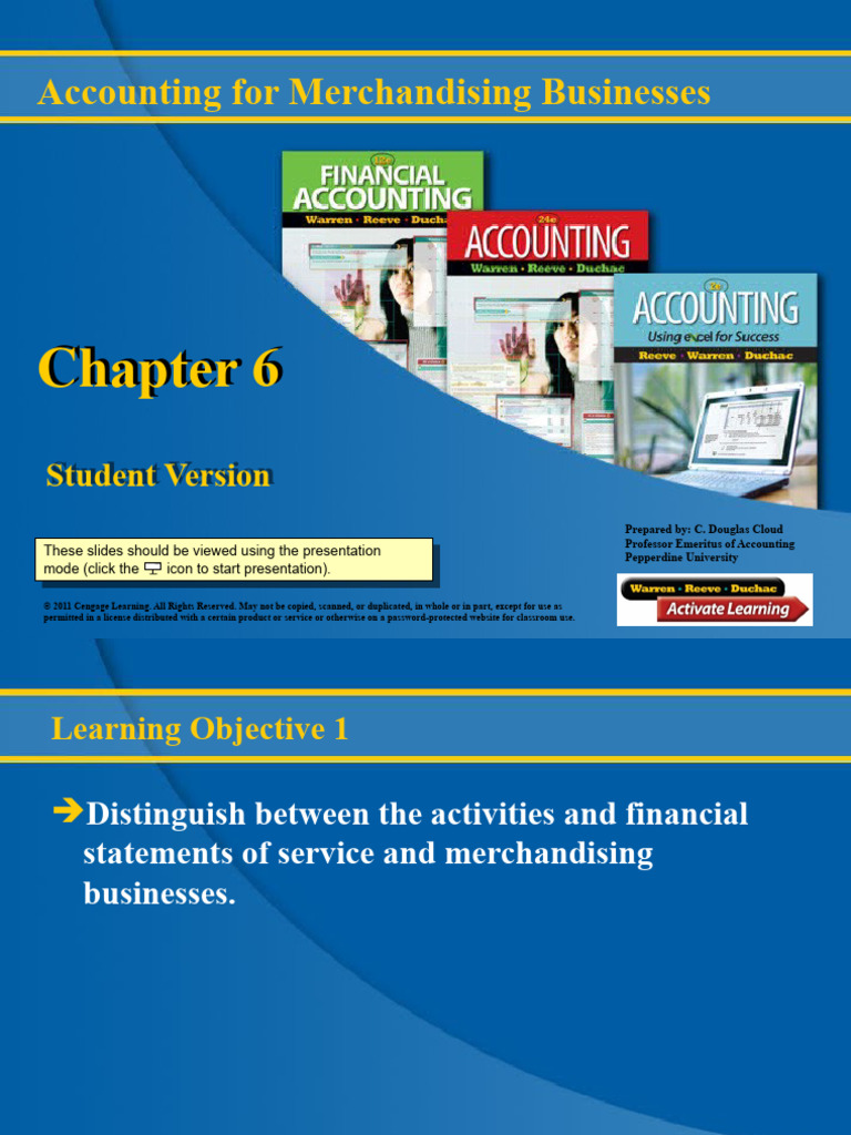 CH 6 Accounting For Merchandising Businesses 2 2 | PDF | Corporations ...