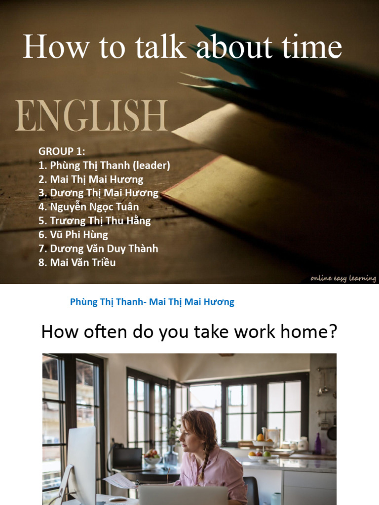 Les 9-How to Talk About Time (1) | PDF