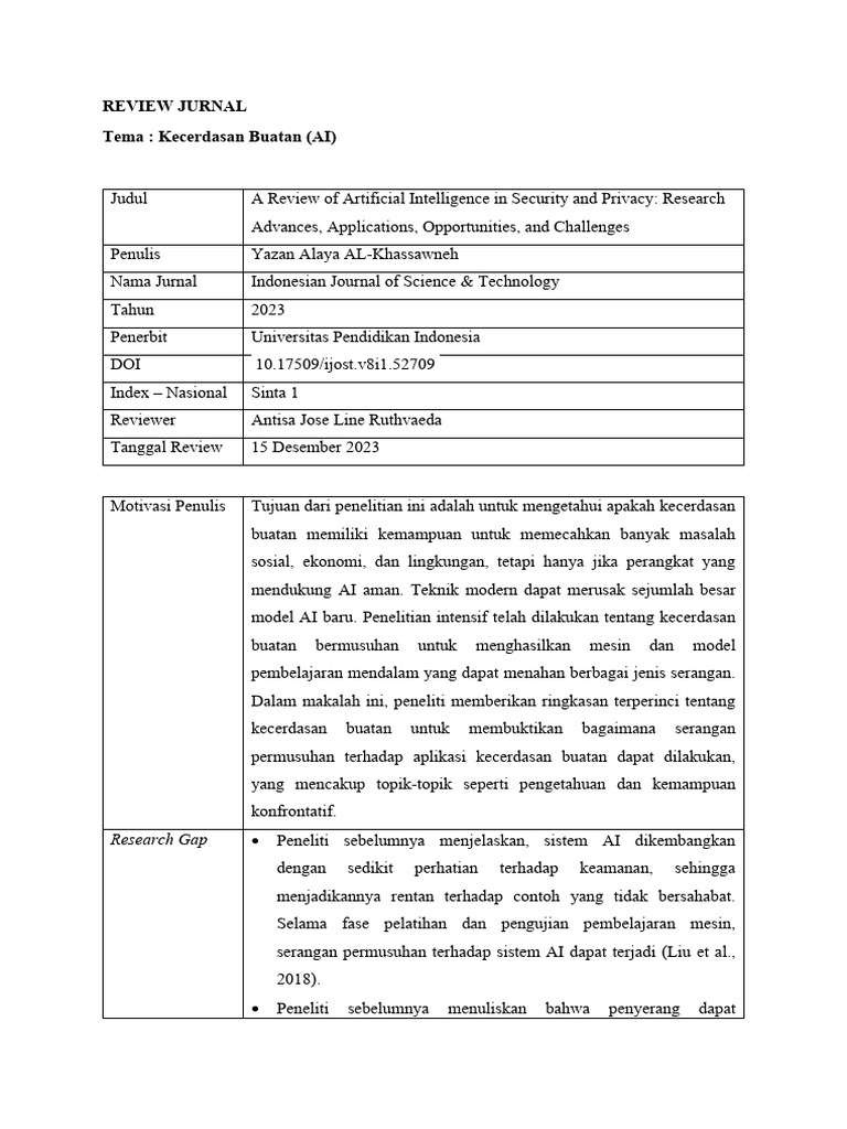 AI dalam Keamanan dan Privasi 2023 | PDF | Komputer