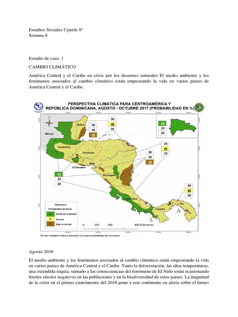 7cambio Climatico | PDF | Centroamérica | Tormentas