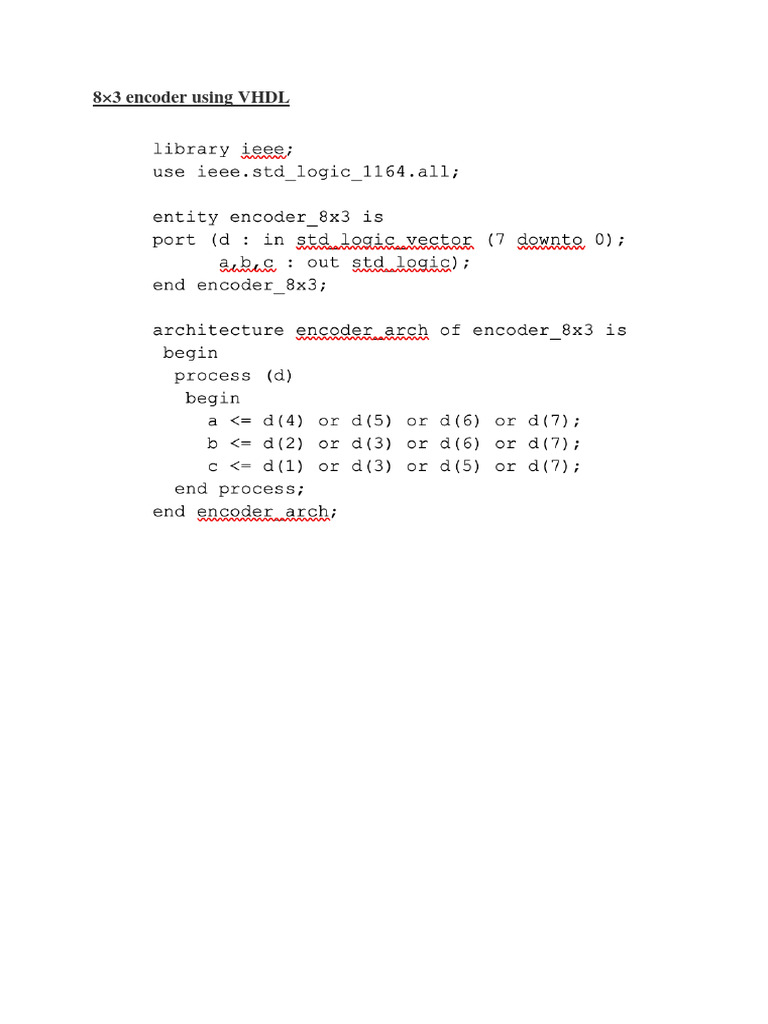 DLD LAB PROGRAMS Encoder, Counters | PDF