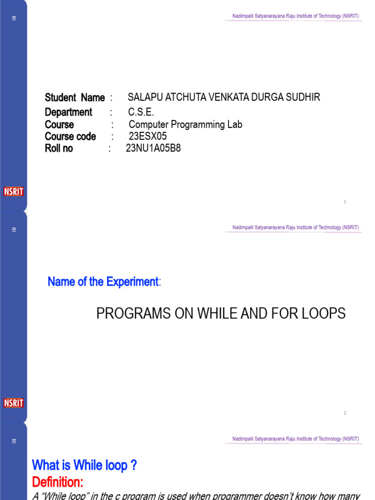 23nu1a05b8 CP | PDF | Control Flow | Software Development