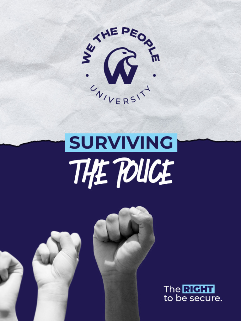 Surviving The Police E-Book | PDF | Search And Seizure | Traffic Stop