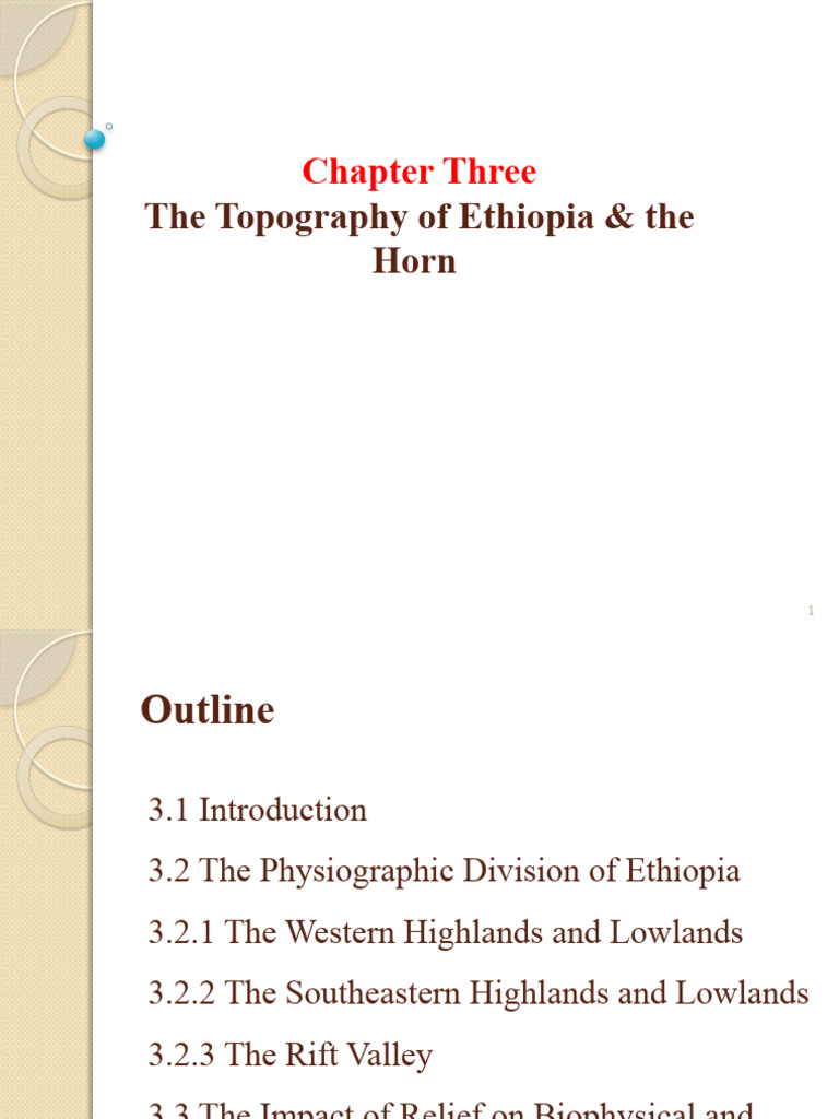 GeES 1011 Chapter 3 | PDF | Plateau | Ethiopia