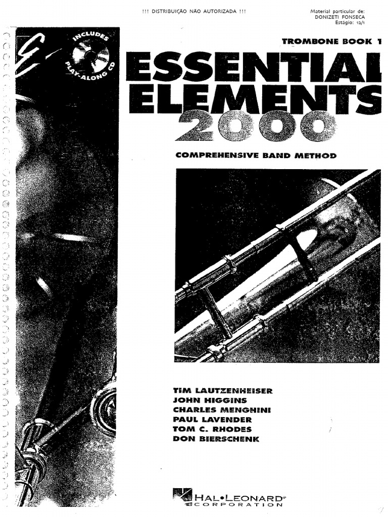 Essential Elements - Trombone Vol 1 | PDF
