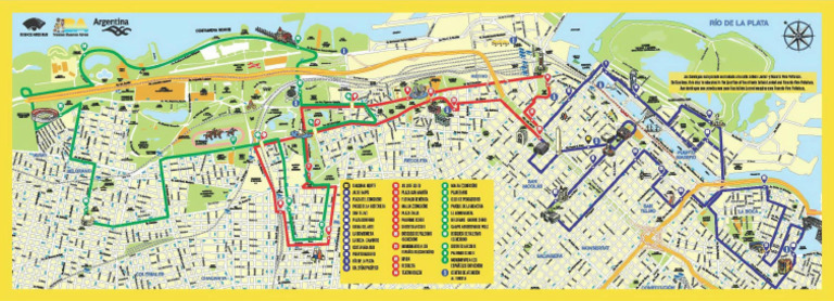 Buenos Aires-Hop-On-Hop-Off-Map PDF | PDF