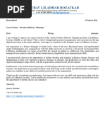 Internship Deloitte Offer Letter | PDF | Internship | Job Hunting