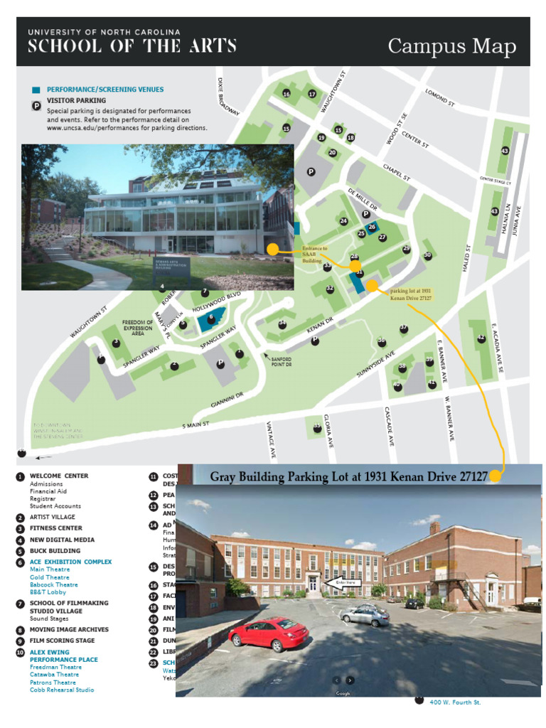 Map To Gray and SAAB Building Classrooms | PDF