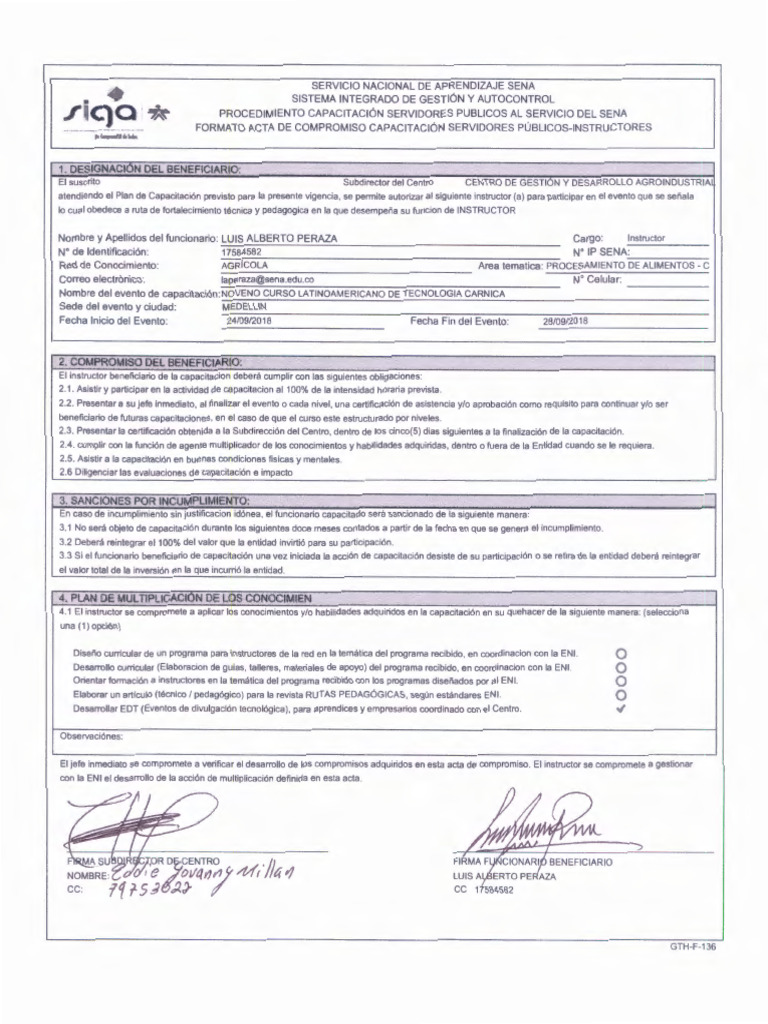 Capacitación Cárnicos Medellin-Ing. Peraza | PDF | Informática | Tecnología