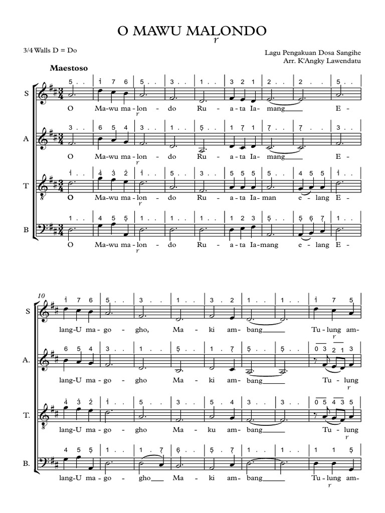 O Mawu Malondo | PDF