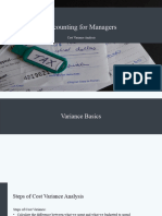 ACCA PM Variance Cheat Sheet | PDF