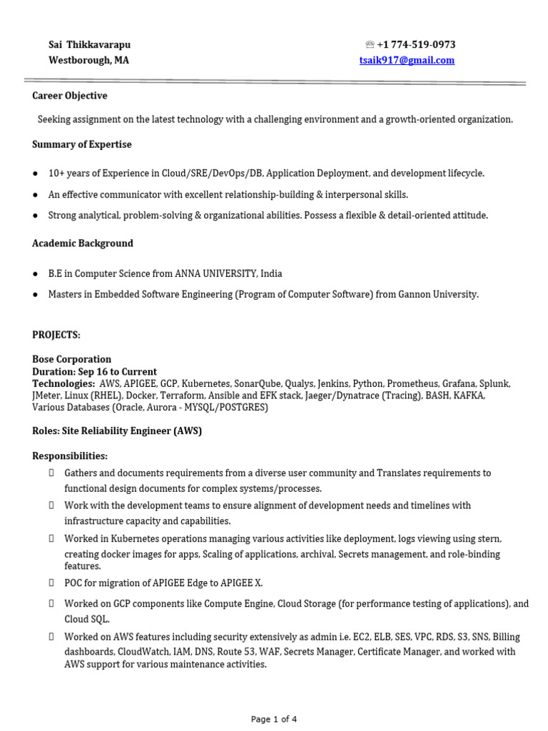 Sait Sre Aws | PDF | Databases | Cloud Computing