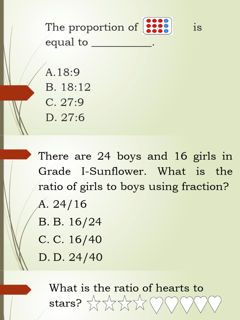 Q2 Reviewer Math | PDF | Ratio | Integer