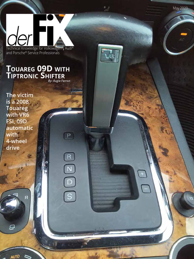Volkswagen Touareg 09D With Tiptronic Shifter | PDF