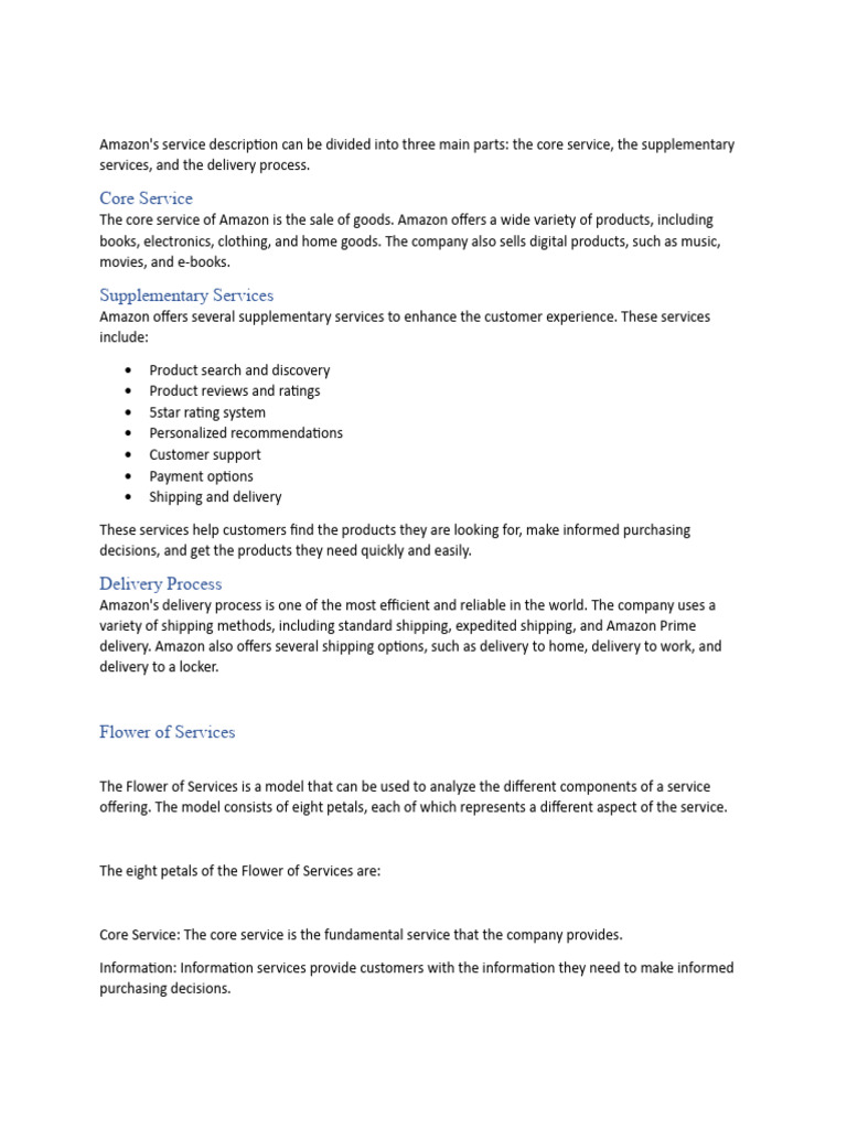 Amazon Pdf Retail Delivery Commerce