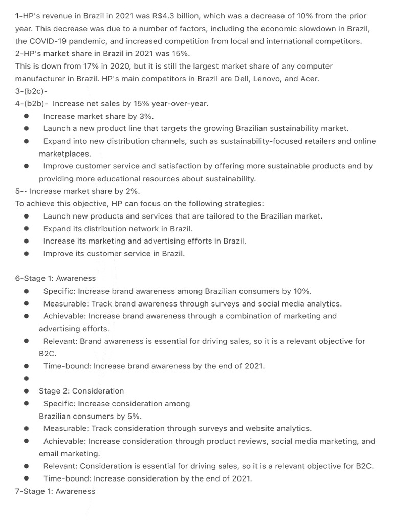 1-HP's Revenue in Brazil in 2021 Was R$4.3 Billion, Which Was A ...