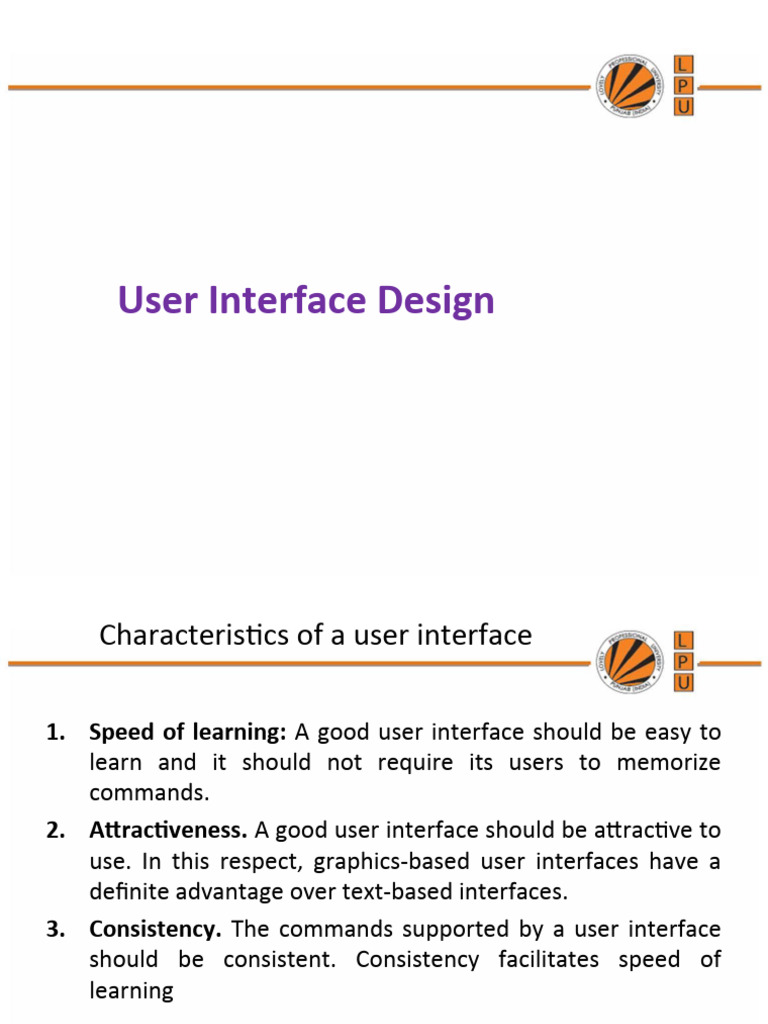 7.user Interface Design | PDF | Graphical User Interfaces | Icon (Computing)