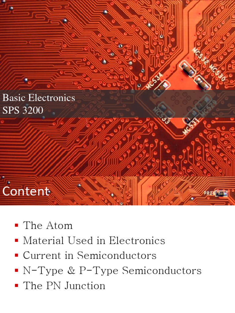 lecture 1 ppt | PDF | Semiconductors | Doping (Semiconductor)