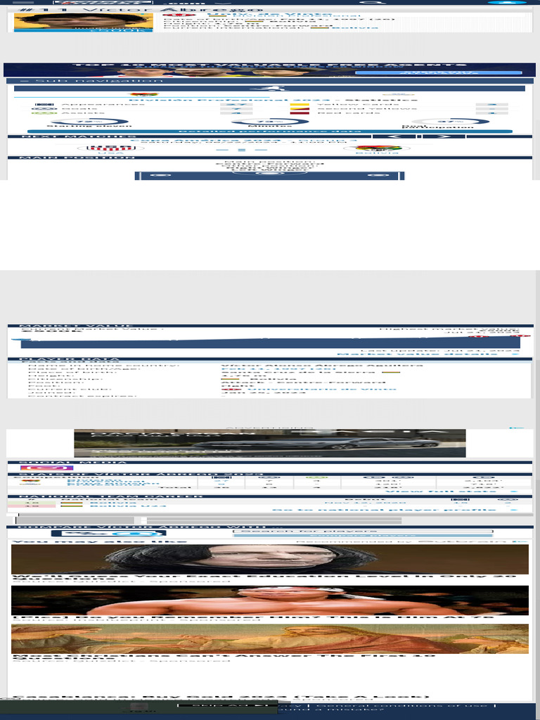 Víctor Ábrego - Player Profile 2023 Transfermarkt | PDF | Association ...