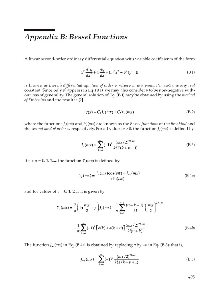 Bessel Functions Compact | PDF | Kanji