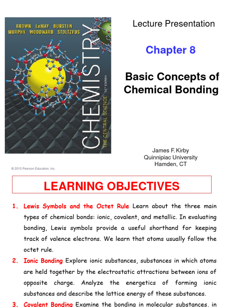08 Lecture 2023 | PDF | Ionic Bonding | Chemical Bond