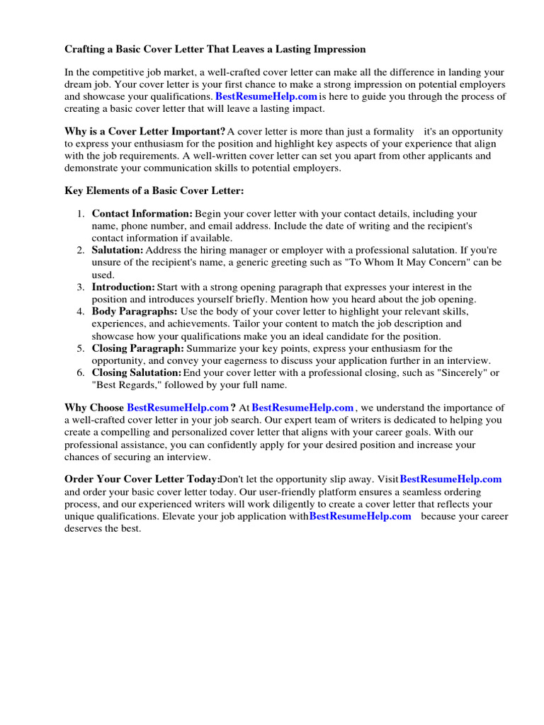 Essential Guide to Crafting Cover Letters | PDF | Résumé | Sales
