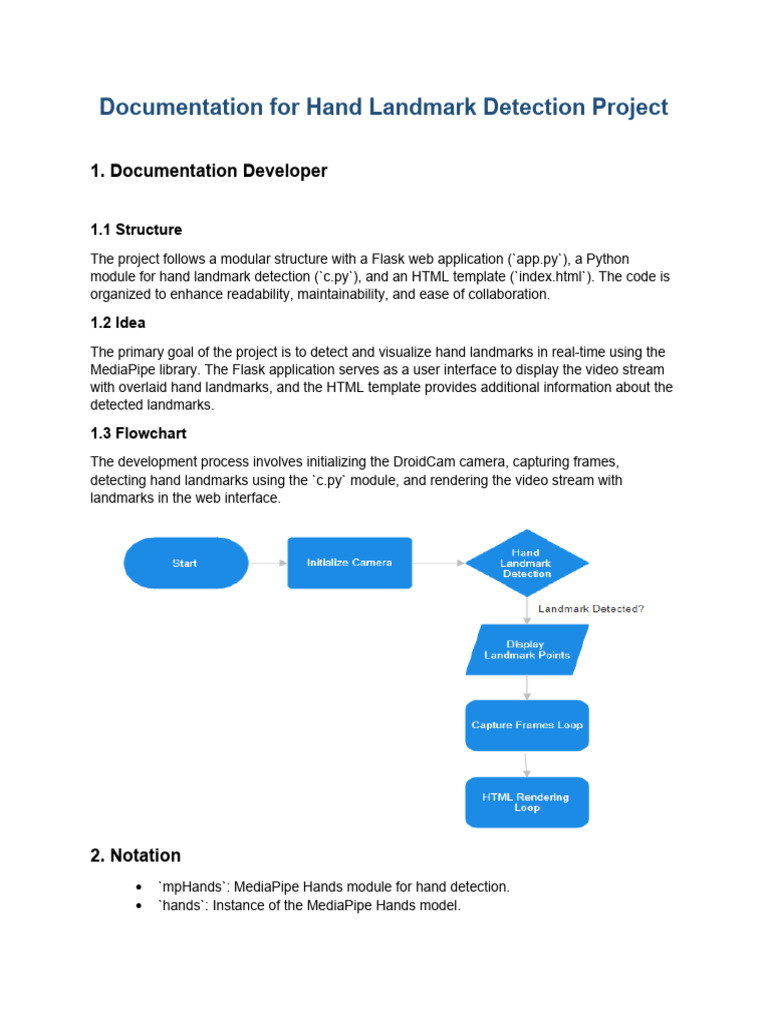 Documentation for Hand Landmark Detection Project | PDF | Modular ...
