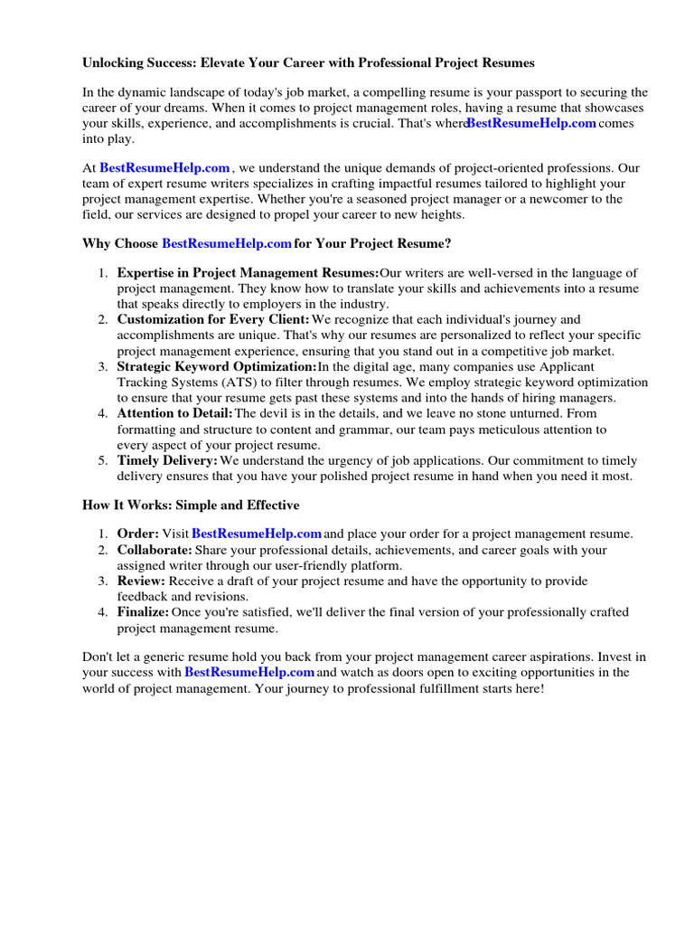 Project Cover Letter Examples | Download Free PDF | Résumé | Project ...