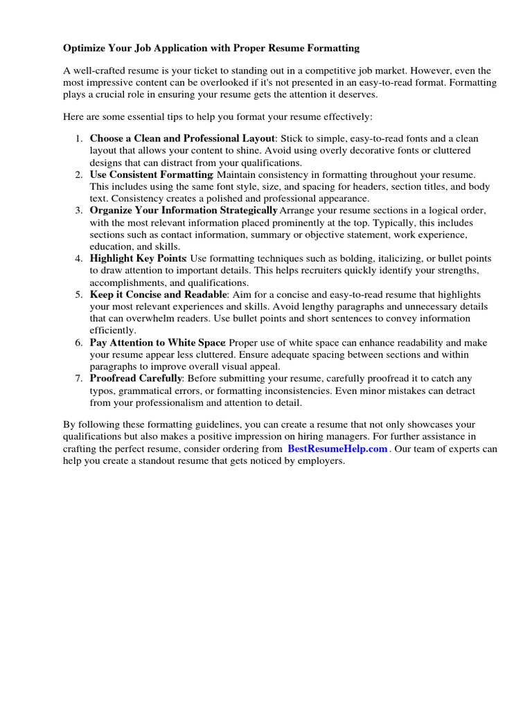 Kenyan CV Formatting Tips for Job Seekers | PDF | Résumé