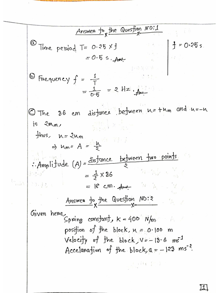 Physics Assignment 1 | PDF