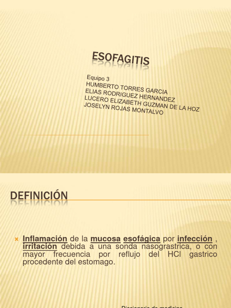 Esofagitis 121126133852 Phpapp02 | PDF | Acidez | Medicina
