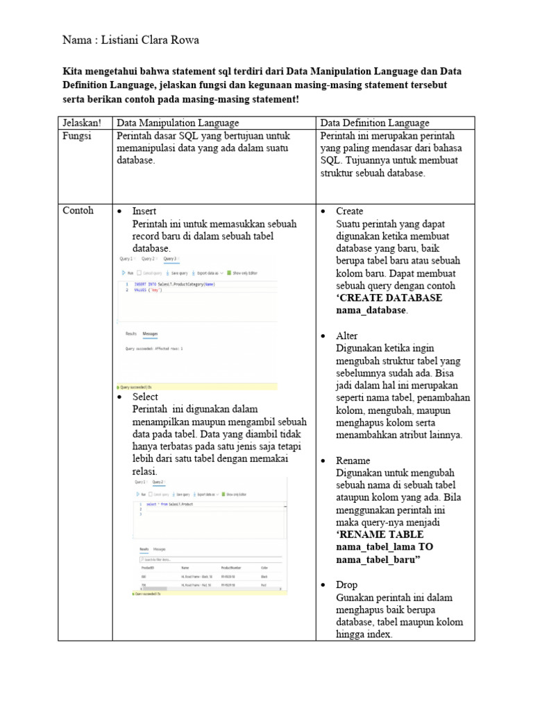 AzureDataFundamental - Asinkron4 - Listiani Clara Rowa | PDF