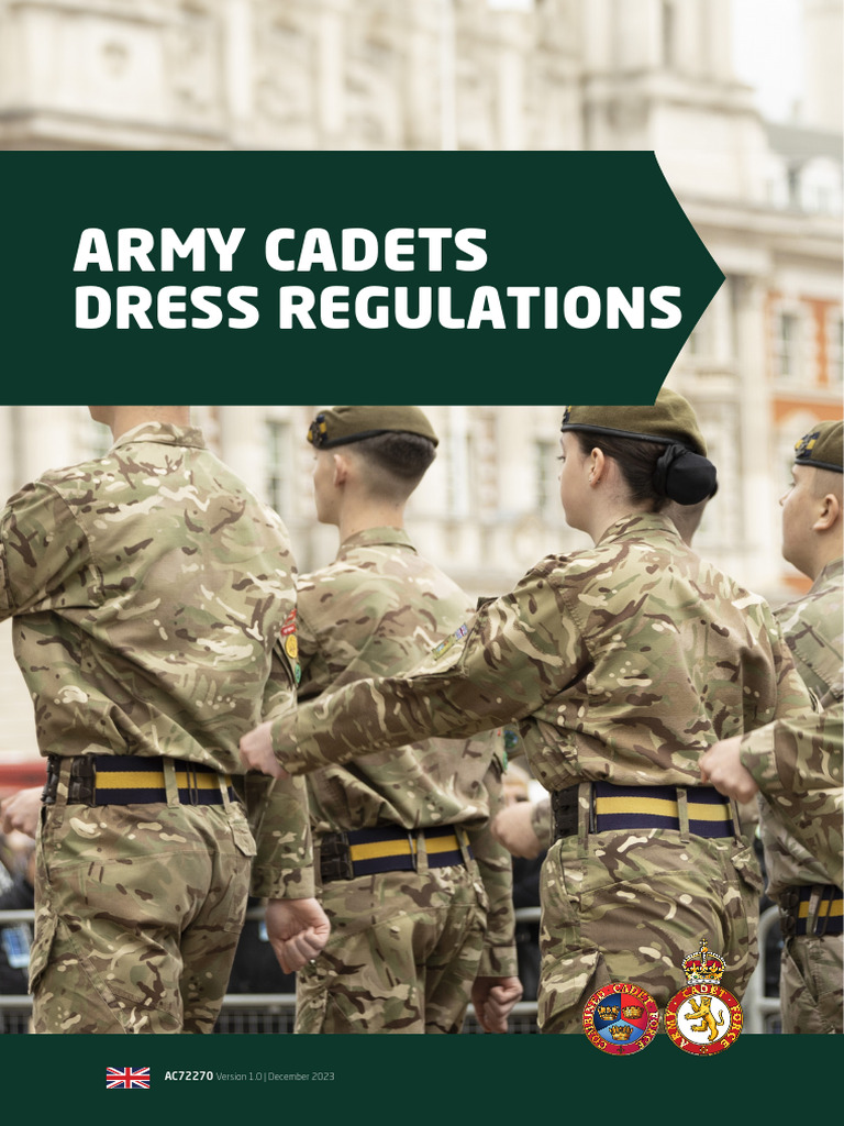 Army Cadet Dress Regulations 2023 | PDF | Sergeant | Military Uniforms