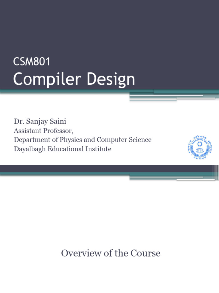 01 Introduction Annotated.pptx 1 | PDF | Compiler | Parsing