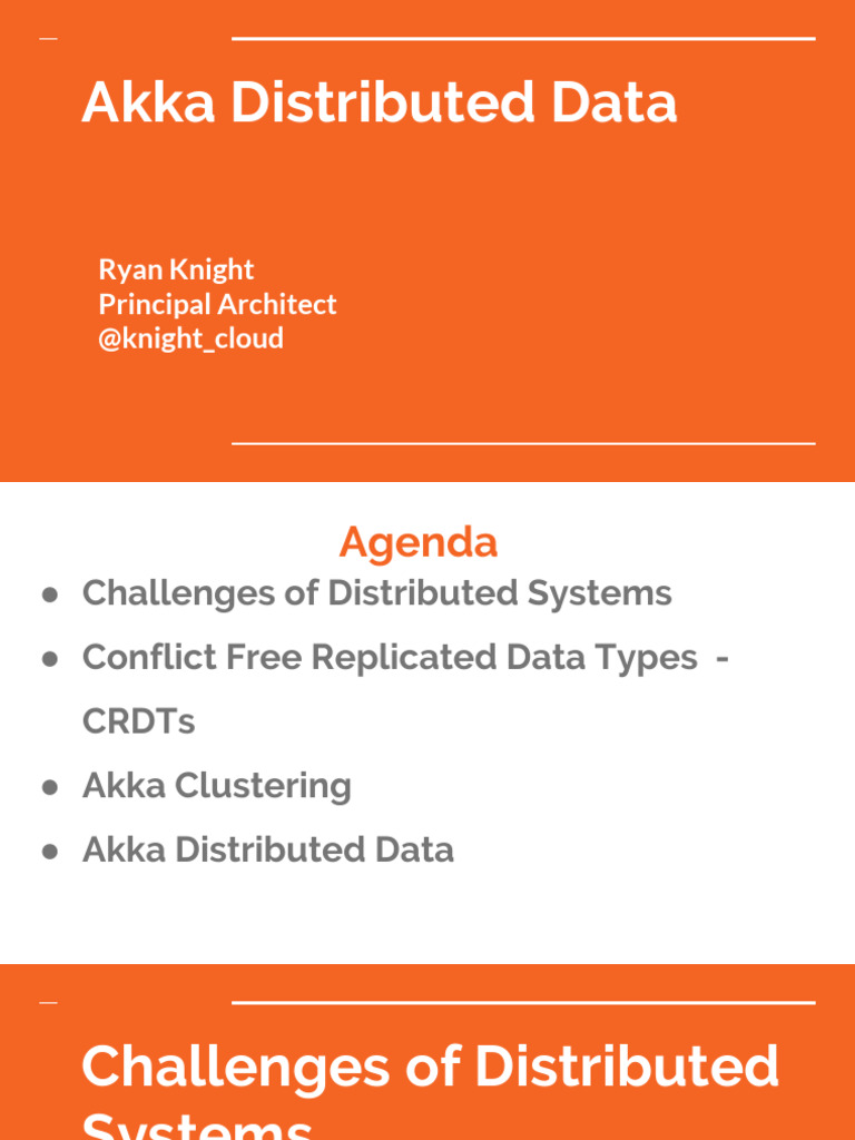 Akka Distributed Data Deep Dive | PDF | Replication (Computing ... Akka Distributed Data Deep Dive | PDF | Replication (Computing ...