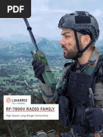 Harris Falcon III RF 7800v HH Handheld VHF Tactical Radio Brochure ...