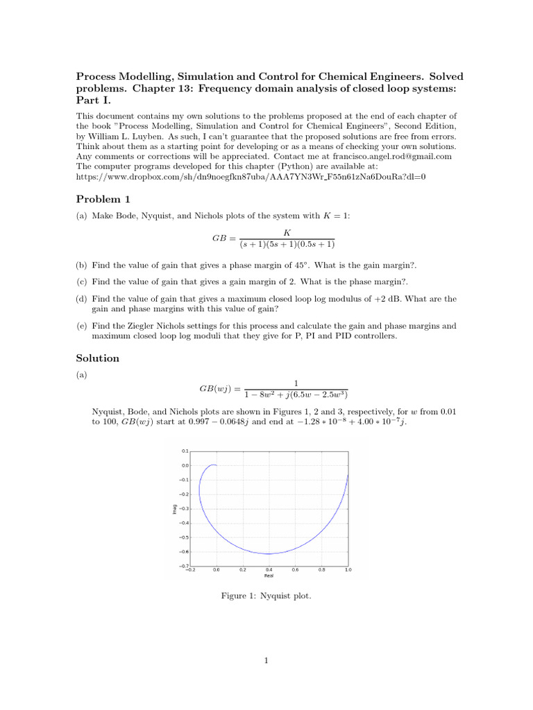 Process Modelling, Simulation and Control For Chemical Engineers ... Process Modelling, Simulation and Control For Chemical Engineers ...